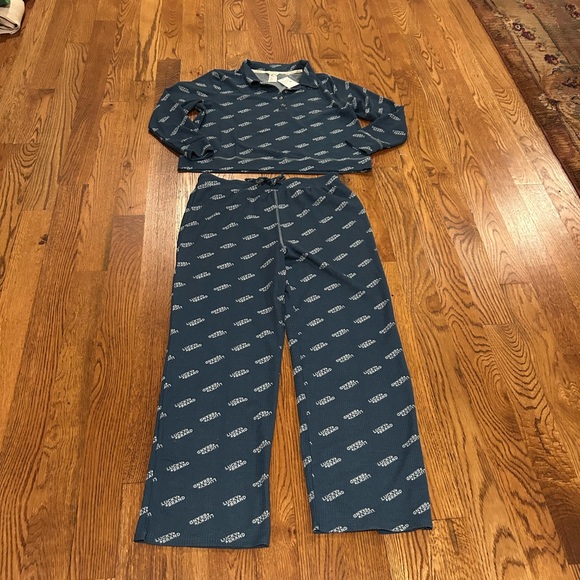 Lucky Brand | Intimates & Sleepwear | Lucky Brand Blue Logo All Over ...